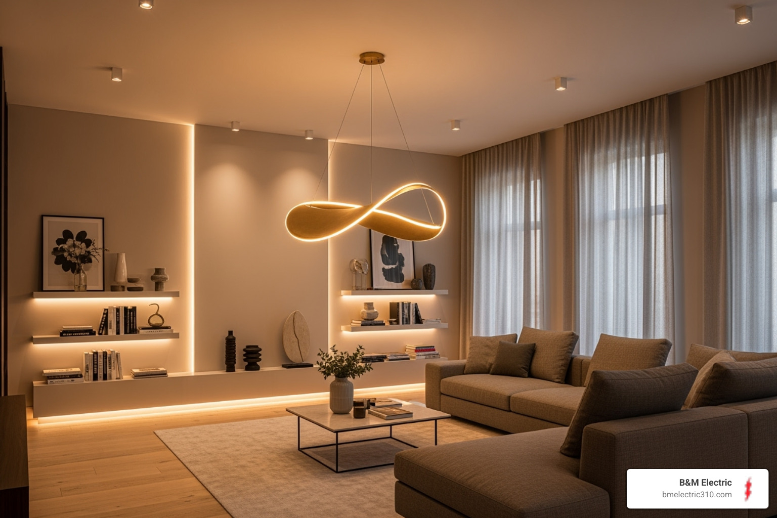 B&M Electric: Custom Lighting Installation in Torrance